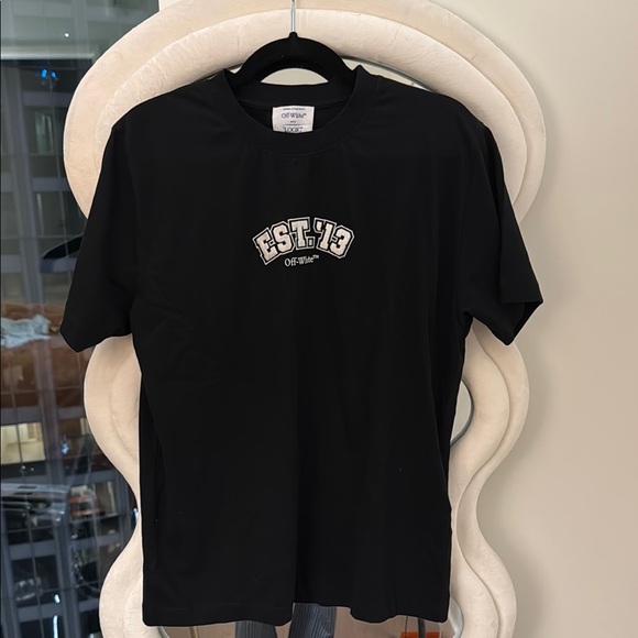 Off-White | Shirts | Offwhite X Logic Collaboration Black Short Sleeve ...